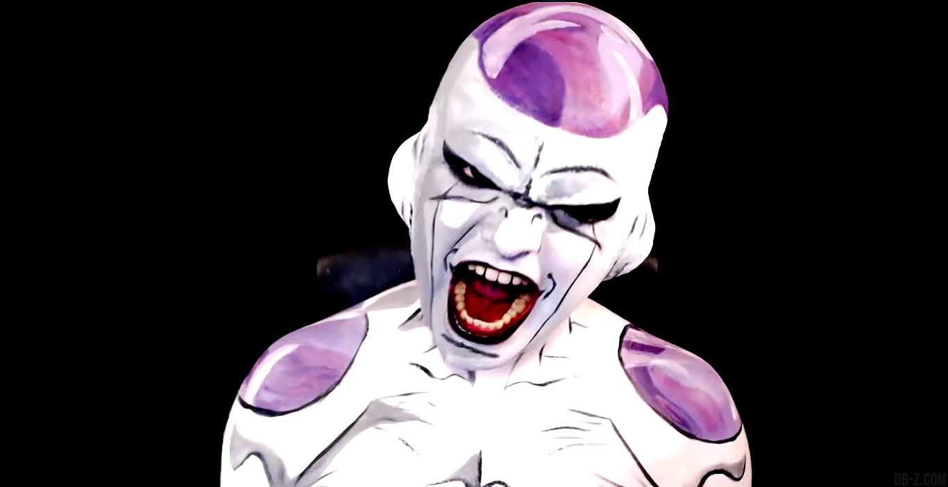 Un maquillage de Freezer plus terrifiant que le vrai