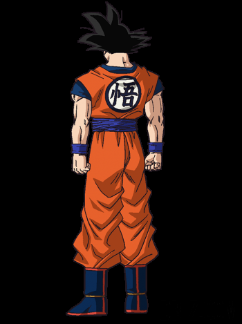 Dragon ball Super Goku back
