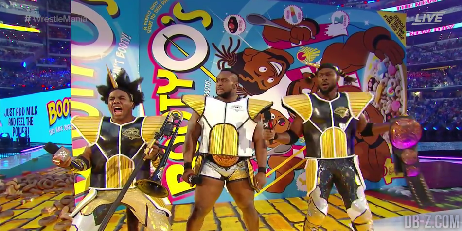 L'entrée Dragon Ball des 'New Day' à WrestleMania