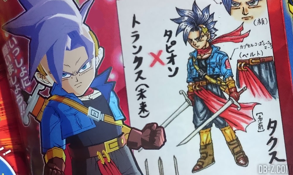 Dragon Ball Fusions : Taks, la fusion de Tapion + Trunks