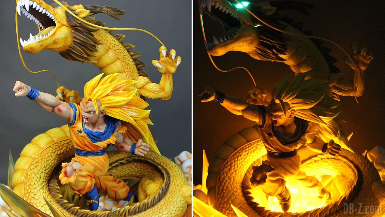 Résine de Goku Super Saiyan 3 + Dragon Fist Explosion (version finale)