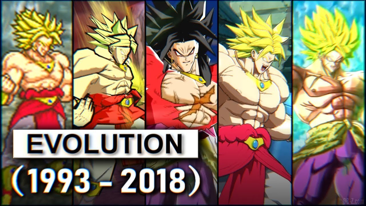 L'évolution de BROLY dans les jeux vidéo Dragon Ball