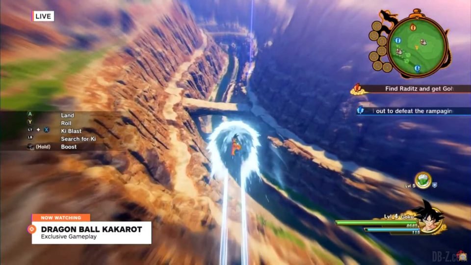 Dragon Ball Z Kakarot : 12 minutes de gameplay dans un monde immense