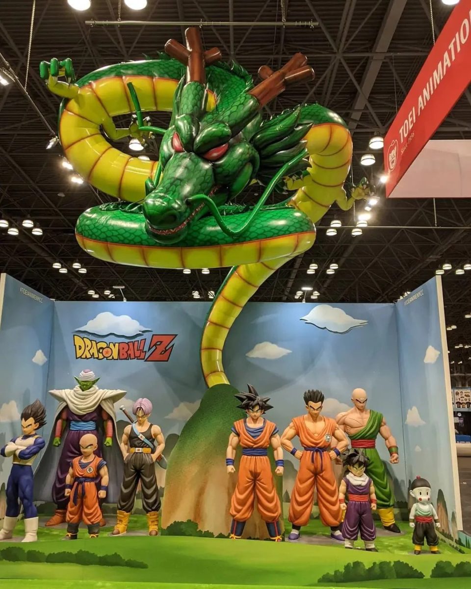 Un aperçu du stand Dragon Ball à la NYCC 2021