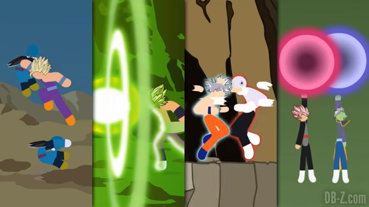 Dragon Ball Stick Fight : Des animations 2D des plus grandes scènes de ...