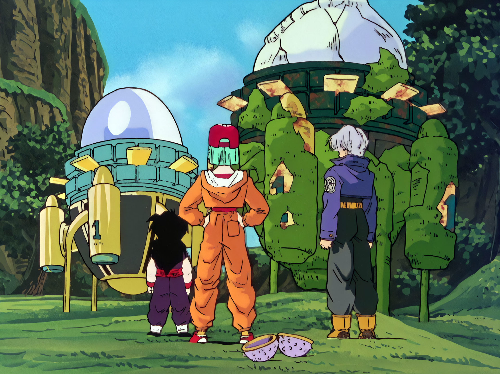 Tsume tease la statue HQS Dioramax - Trunks' Time Machine