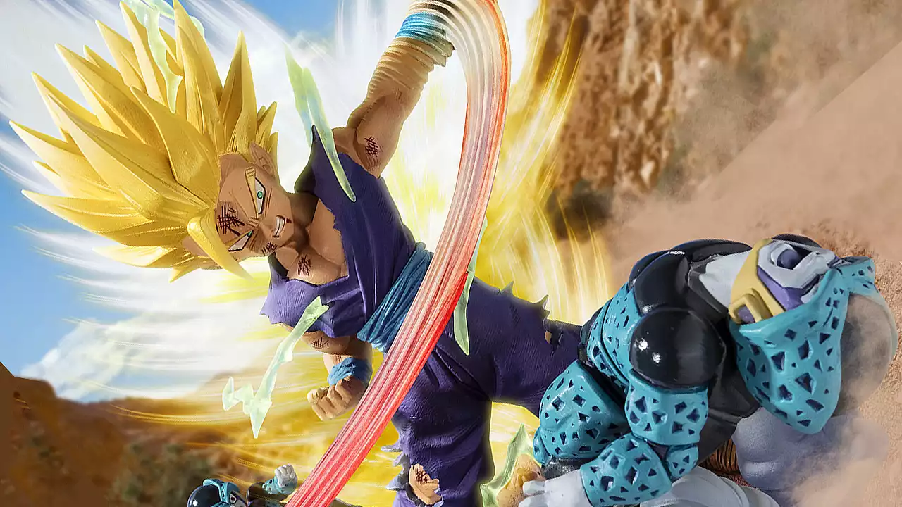 Figuarts ZERO [Extra Battle] Gohan Super Saiyan 2 défonce les Cell Junior
